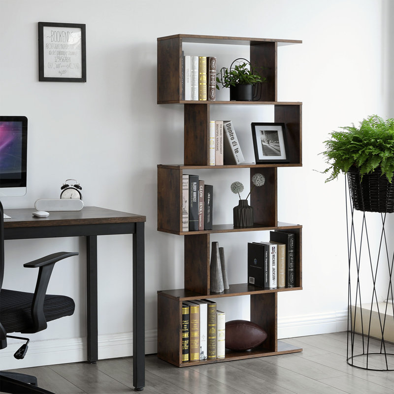 Wayfair geometric bookcase store